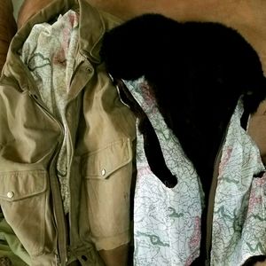 Savage | Jackets & Coats | Vintage Savage Leather Bomber Jacket Fur ...